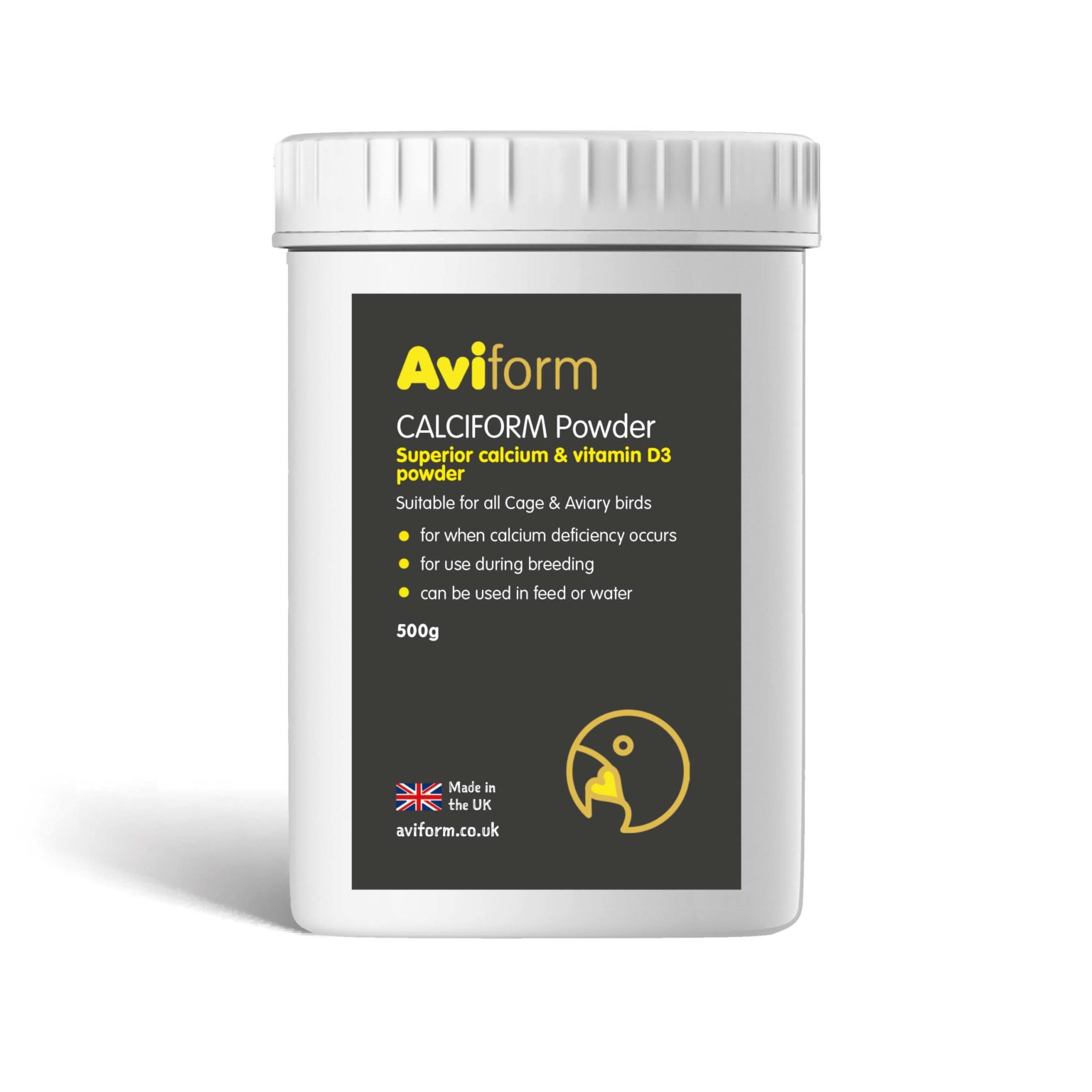 Cage & Aviary Bird Powder Calcium | Calciform | Aviform
