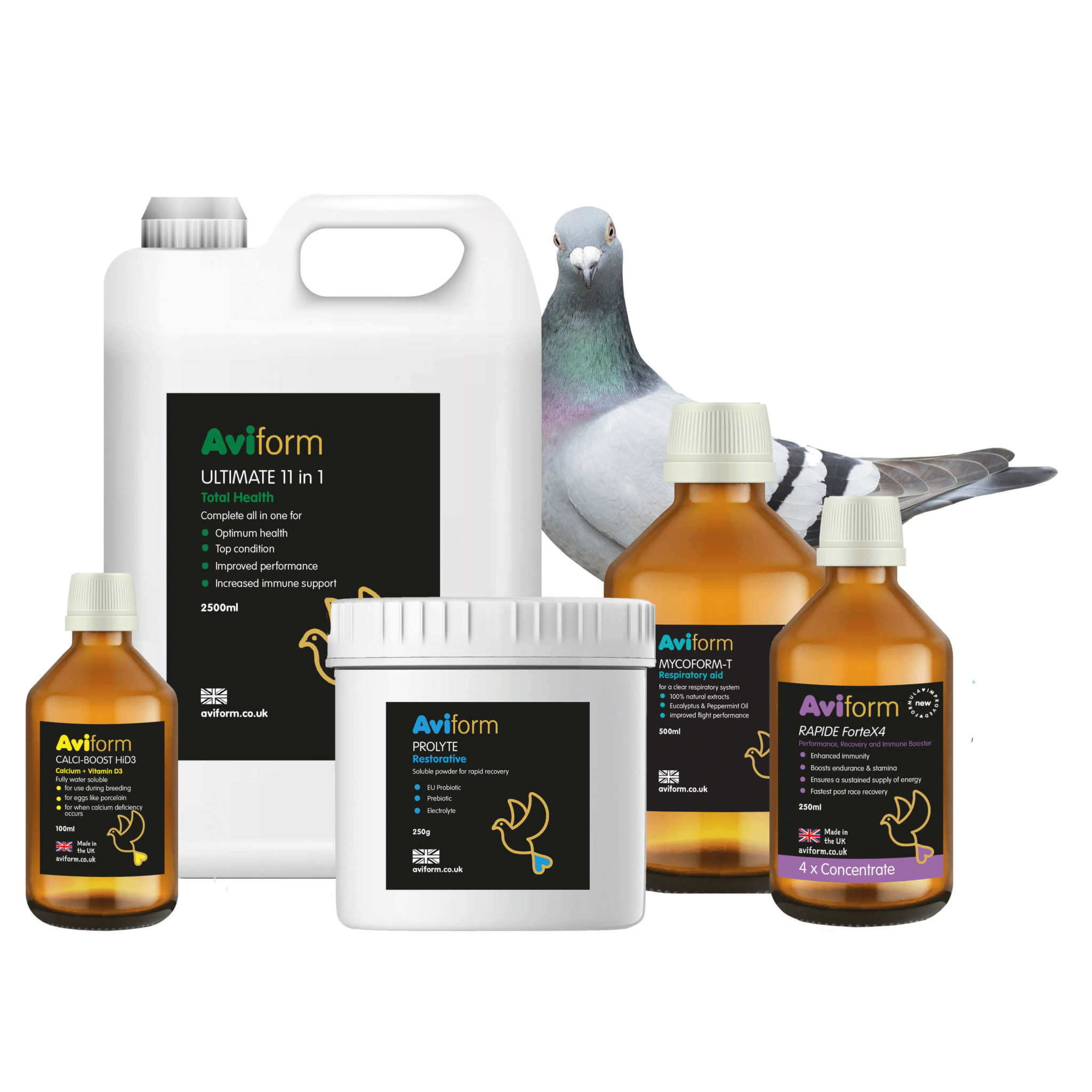 Racing Pigeon Supplements | Power Pack | Aviform